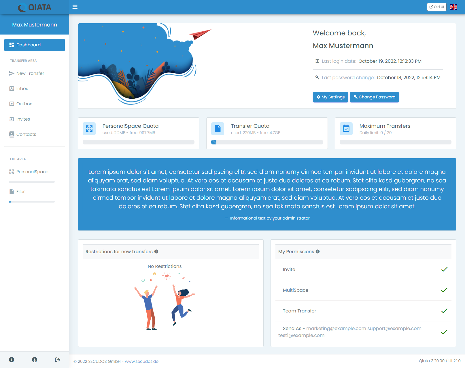 Qiata User Guide | SECUDOS Helpcenter